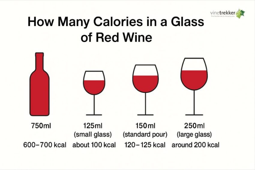 How Many Calories in a Glass of Red Wine? You’ll Be Surprised